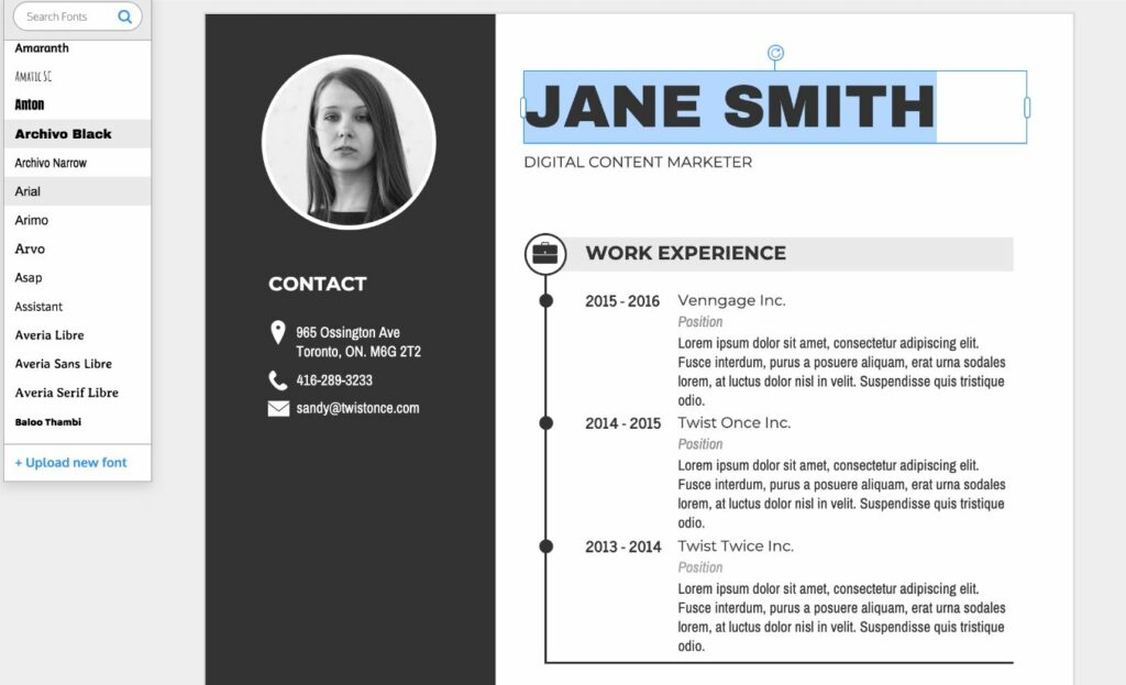 What Font Should a Resume Be? Choosing the Perfect Typeface for Your ...
